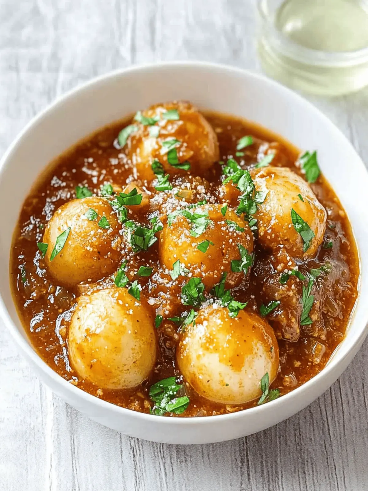 Leckere Mini-Knödel Pfanne mit veganem Hack und Pilzen