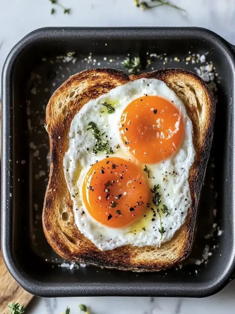 Ultimativer Eier-Käse-Toast aus der Heißluftfritteuse: Lecker