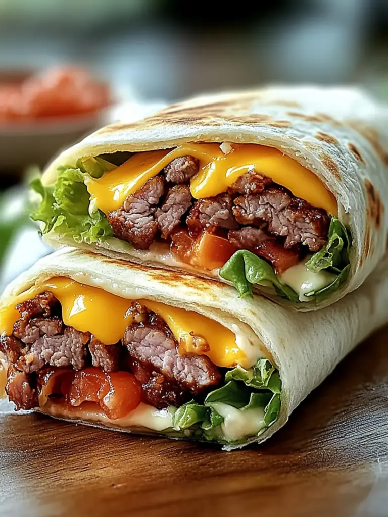 Big Mac Wrap mit Hackfleisch und Käse: Schnelle Genuss-Explosion