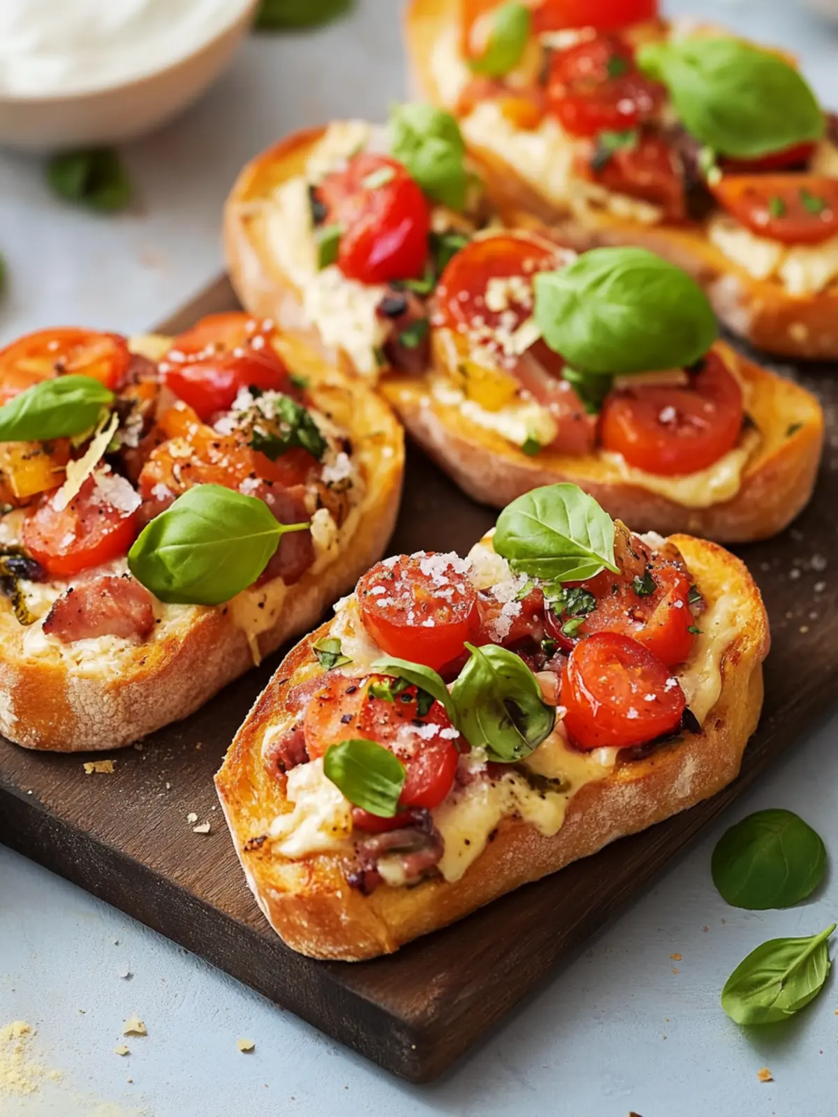 Pizzabrötchen mit Crème Fraîche Rezept: Perfekter Snack für Feste
